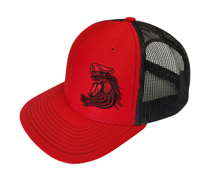 Bossman Red & Black Mesh Hat Online | Bossman Brands