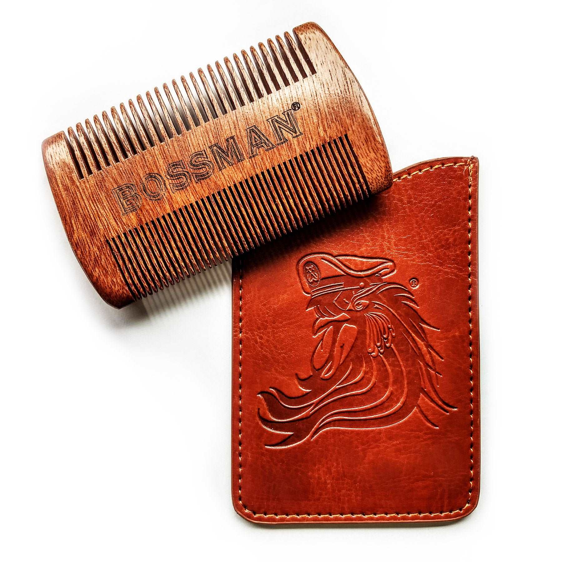 Pocket Size Sandalwood Comb Online | Bossman Brands
