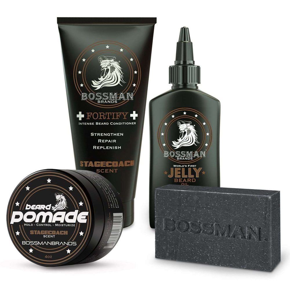 Professional Beard Care and Grooming Kit | Bossman Brands