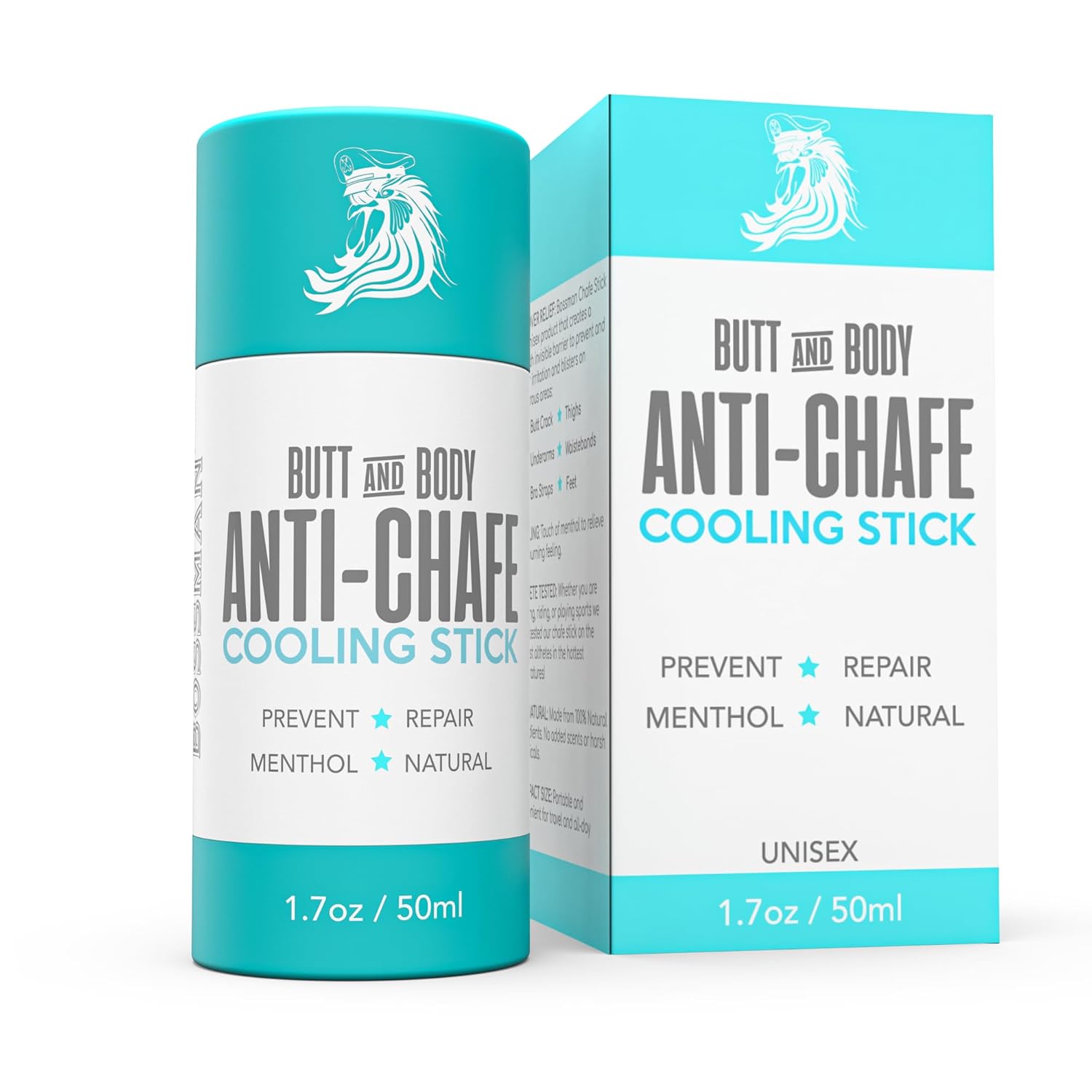 Butt & Body Cooling Anti-Chafe Stick with Menthol
